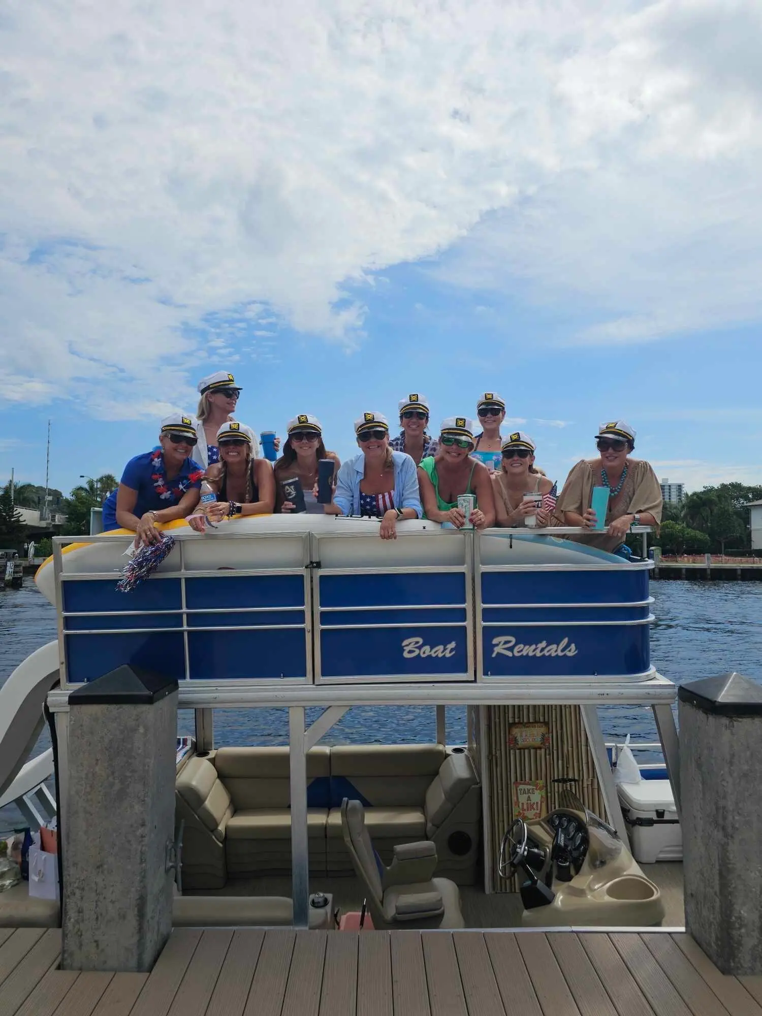 Double Deck Slide Boat - Down Under Tiki Tours